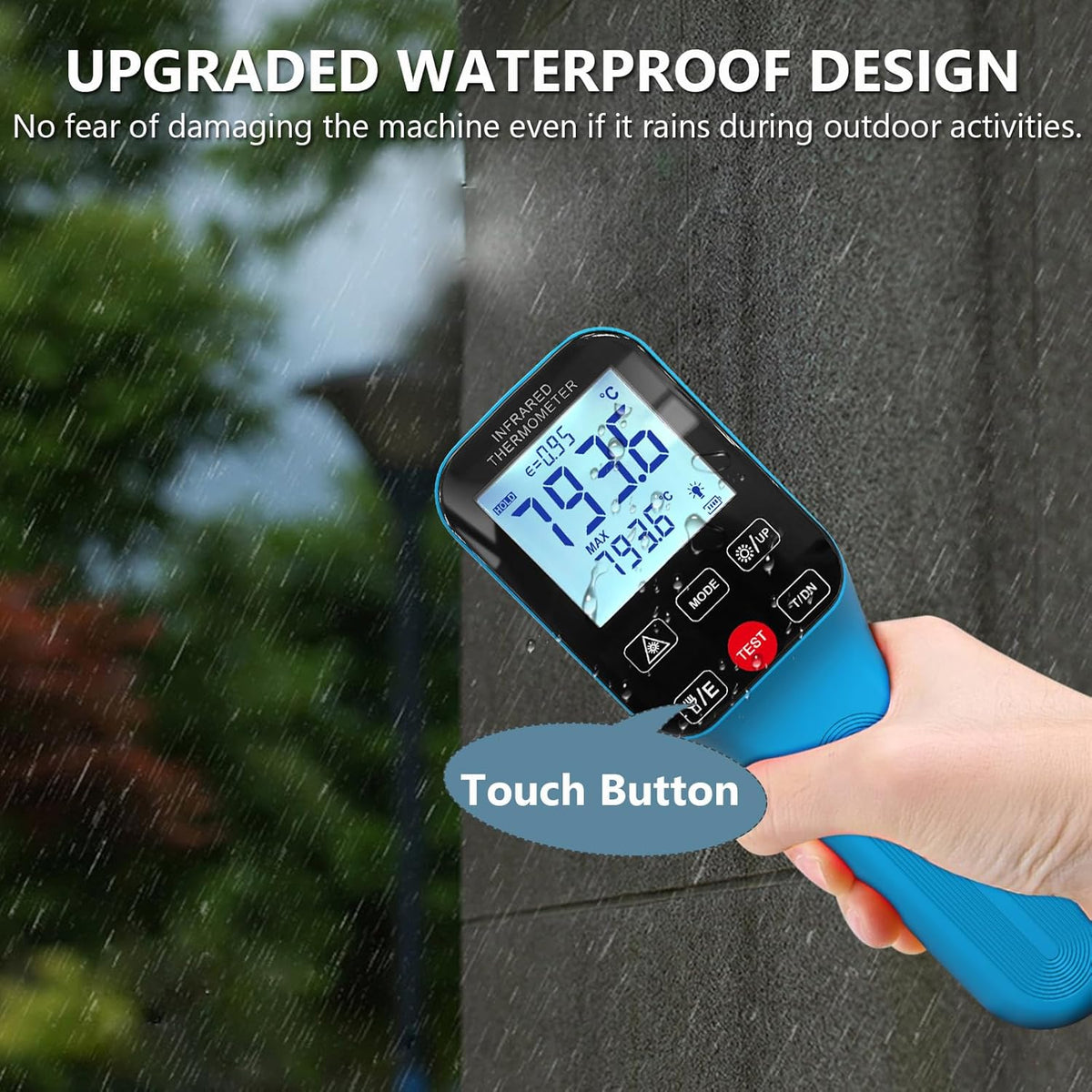 BT-1600B-APP Smart Infrared Thermometer – Non-Contact Laser Temperatur