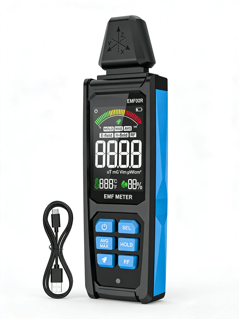 BT-T5-EMF02R 4-in-1 Electromagnetic Radiation Detector｜Broadband 30MHz