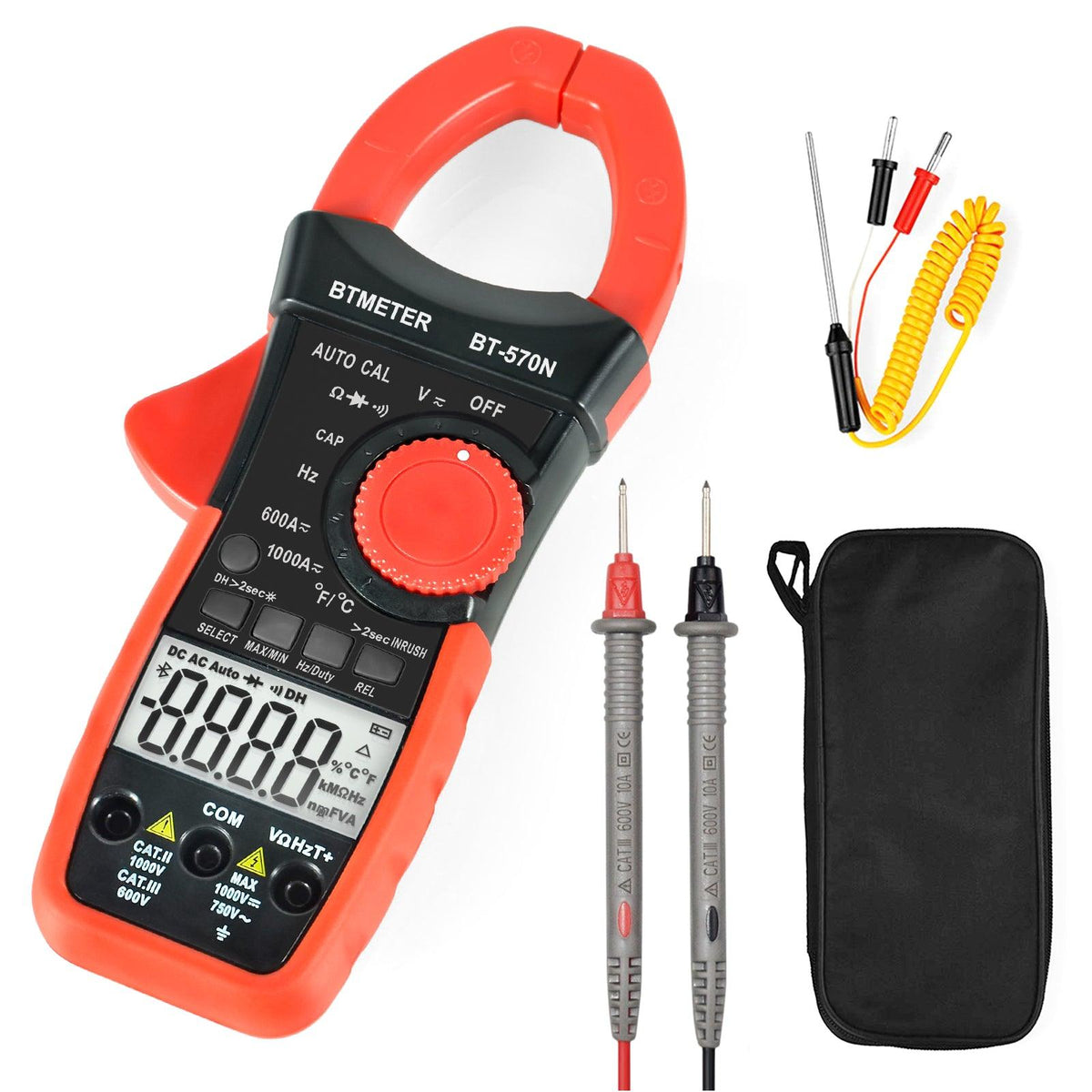 Clamp Meter NCV Auto-ranging Voltage Resistance Diodes