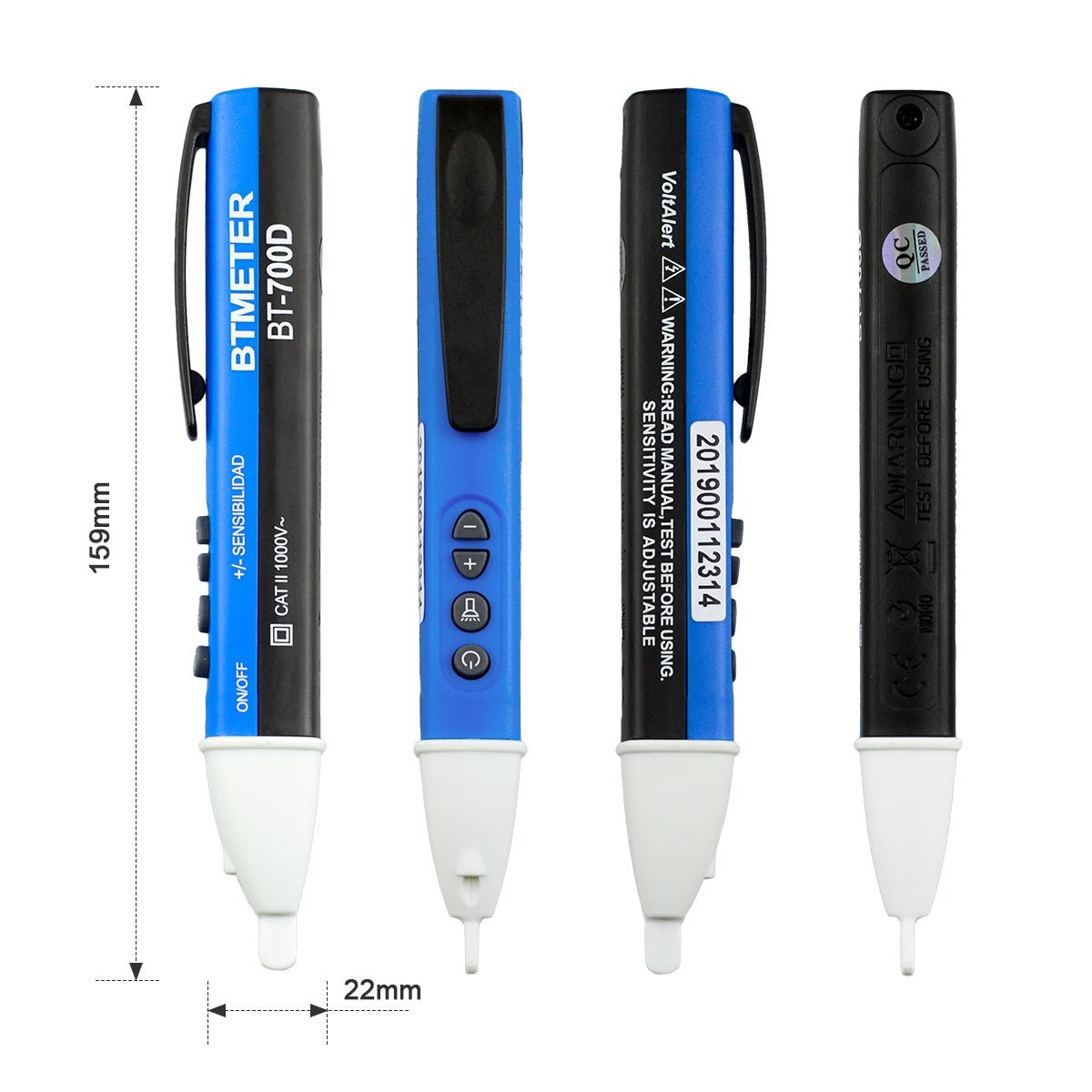 AC Voltage Detector Pen Type Digital Voltmeter