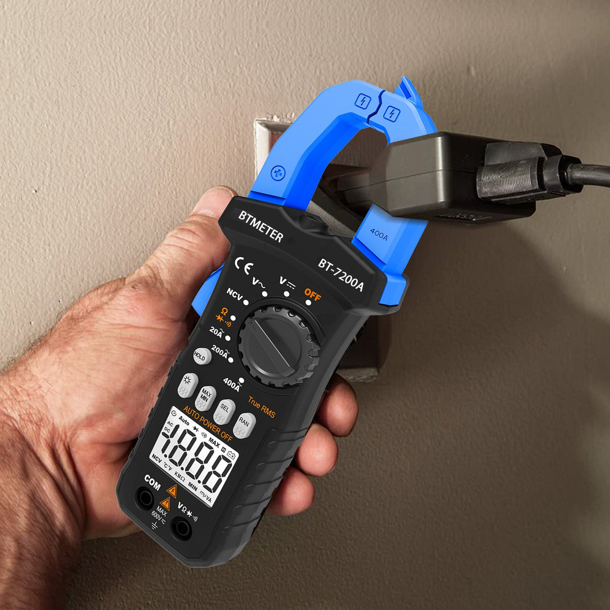 BTMETER BT-7200A 2000 Counts Digital Clamp Multimeter AC Current Volta