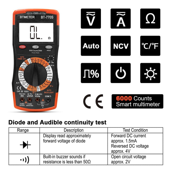 Multimeter Manual Ranging for Automotive Hobbyist Electrical Home
